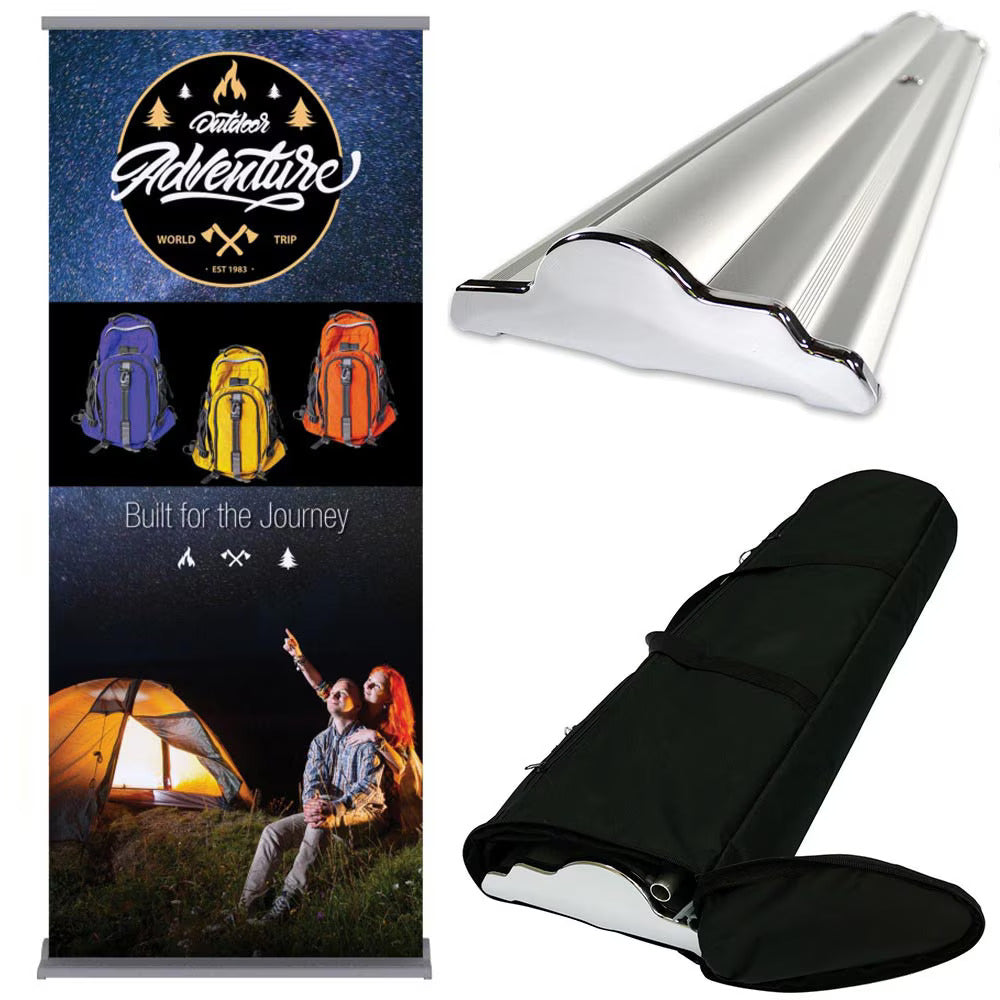 33.5in Retractable Banner – Lucid Displays
